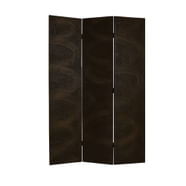 1 X 48 X 72 Black Wood Canvas Screen